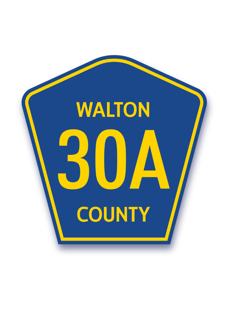 Live Well 30A : Walton County Sign Magnet - Livewell30agear.com