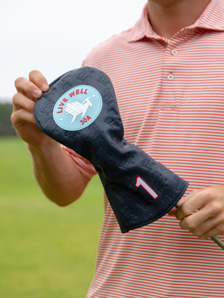 Live Well 30A : Circle Logo Golf Driver Headcover - Livewell30agear.com